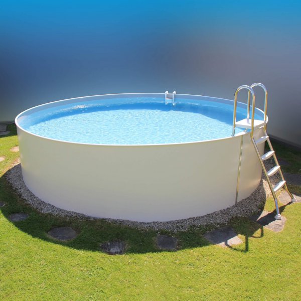 Stahlwandpool Rund Ø 350 x 120 cm
